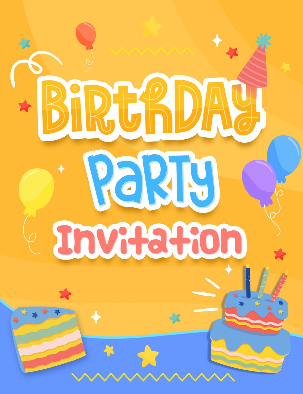 Birthday Party Invitation - Zoog